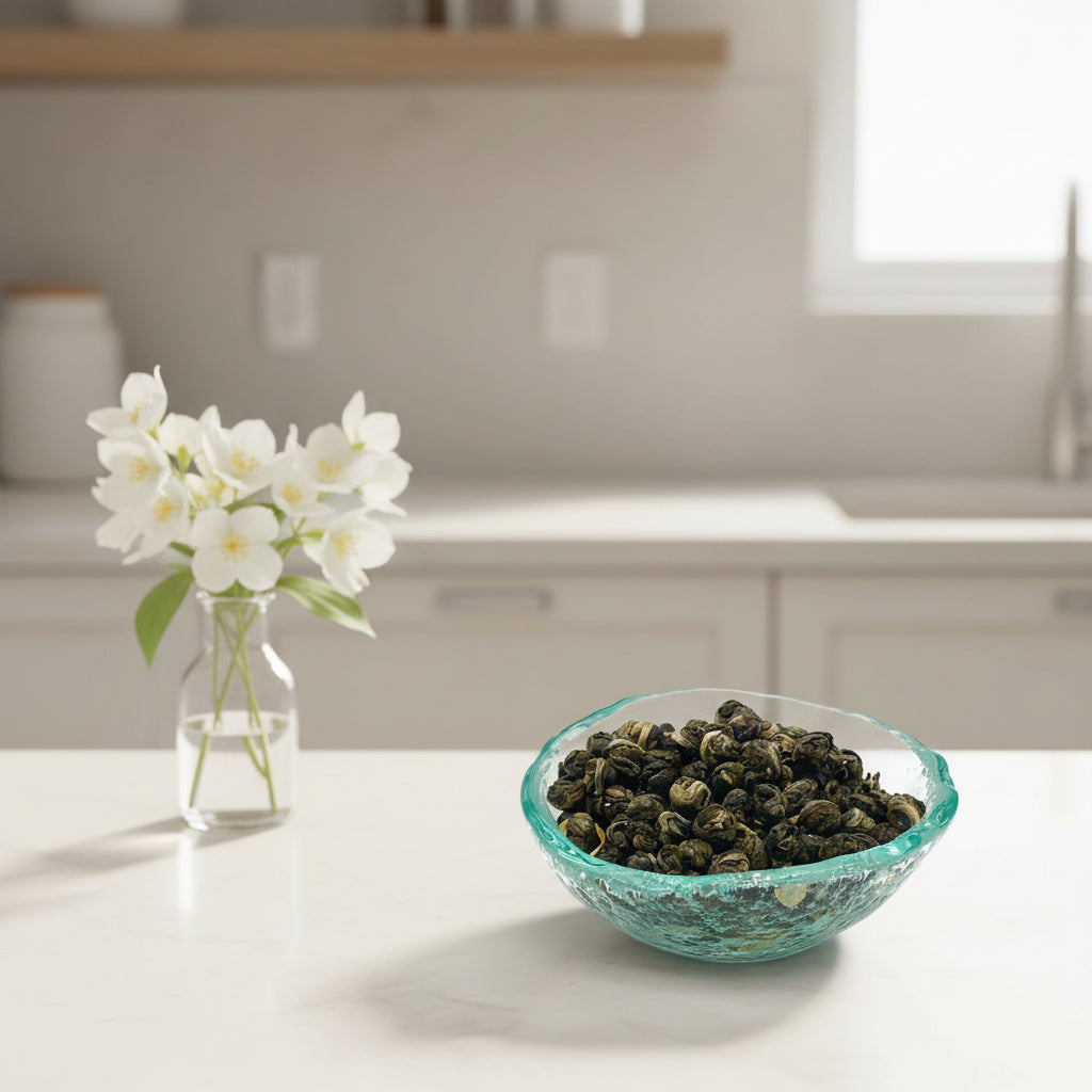 Jasmine Green Tea Pearls | Dragon Pearl Tea – tealeavz.com